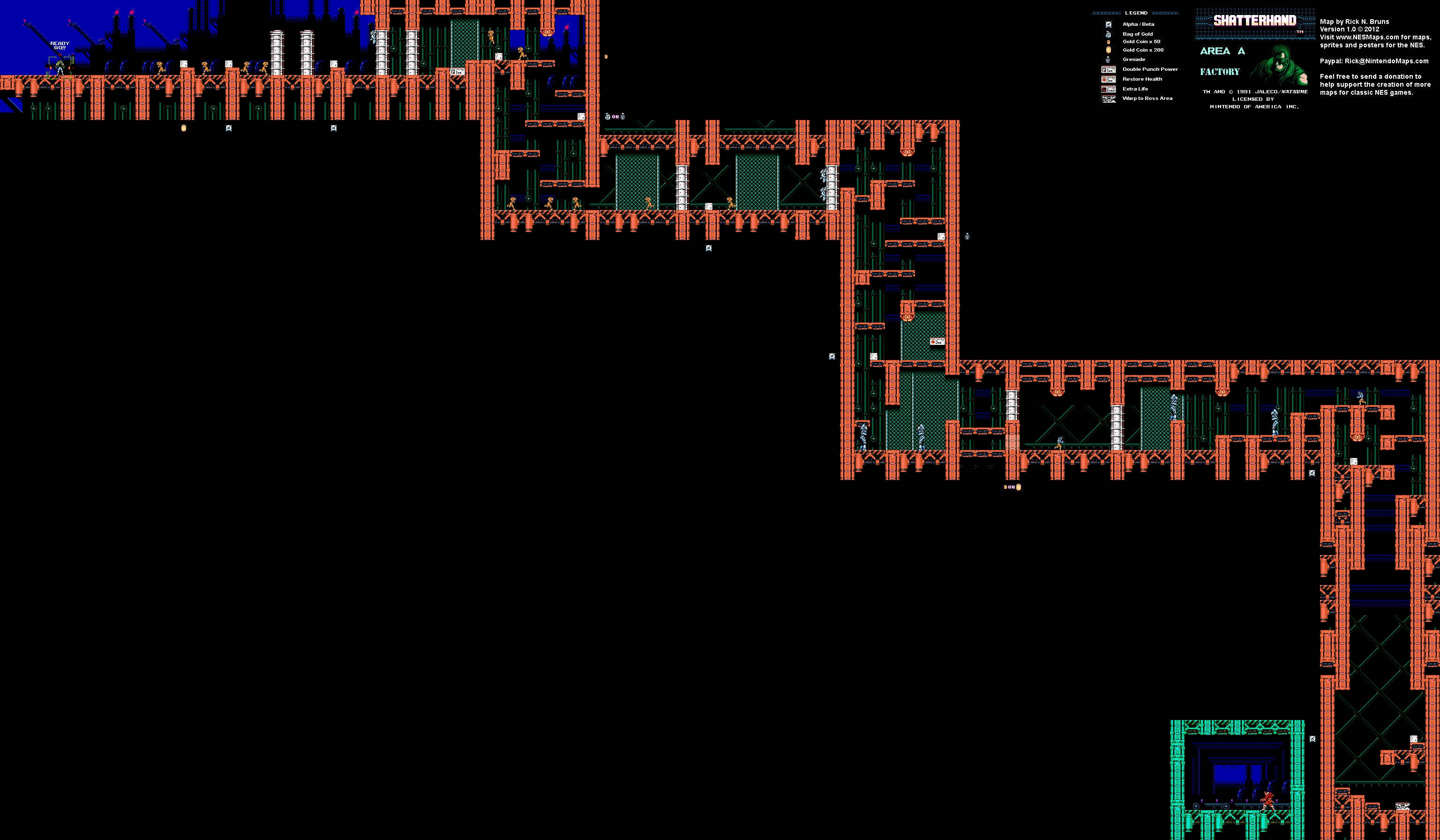 Shatterhand Area A: Factory (Enemies)