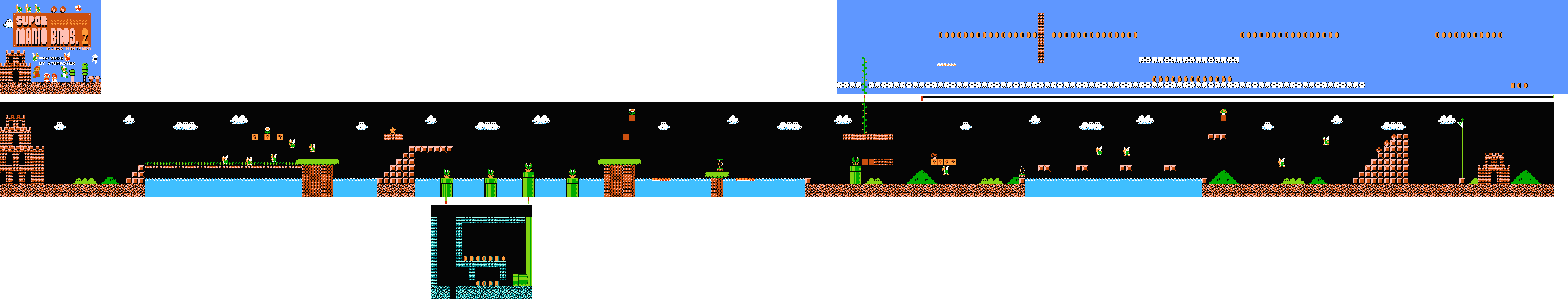 Super Mario Bros.: The Lost Levels Maps