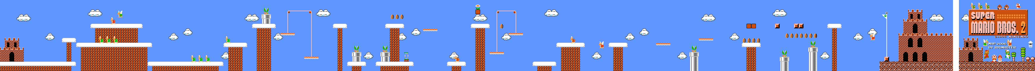 Super Mario Bros.: The Lost Levels Maps