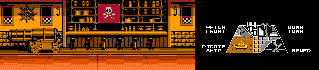 Teenage Mutant Ninja Turtles: Tournament Fighters Maps