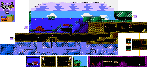 Adventure Island IV Maps