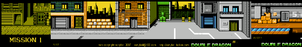 Double Dragon Maps