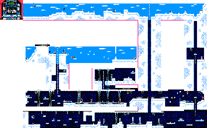 Disney39s Ducktales Level 4 Himalayas Map Map For Nes By Starfighters76