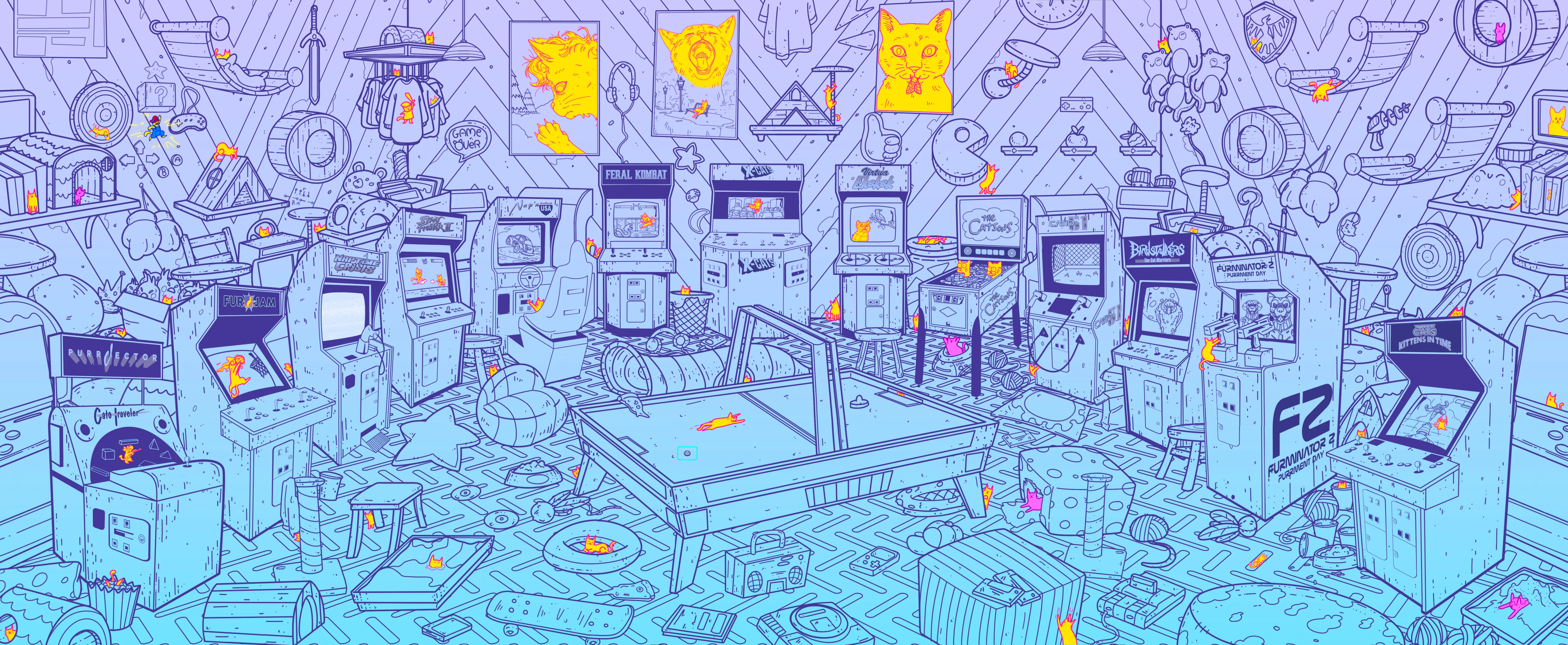 An Arcade Full Of Cats 1995 Arcade