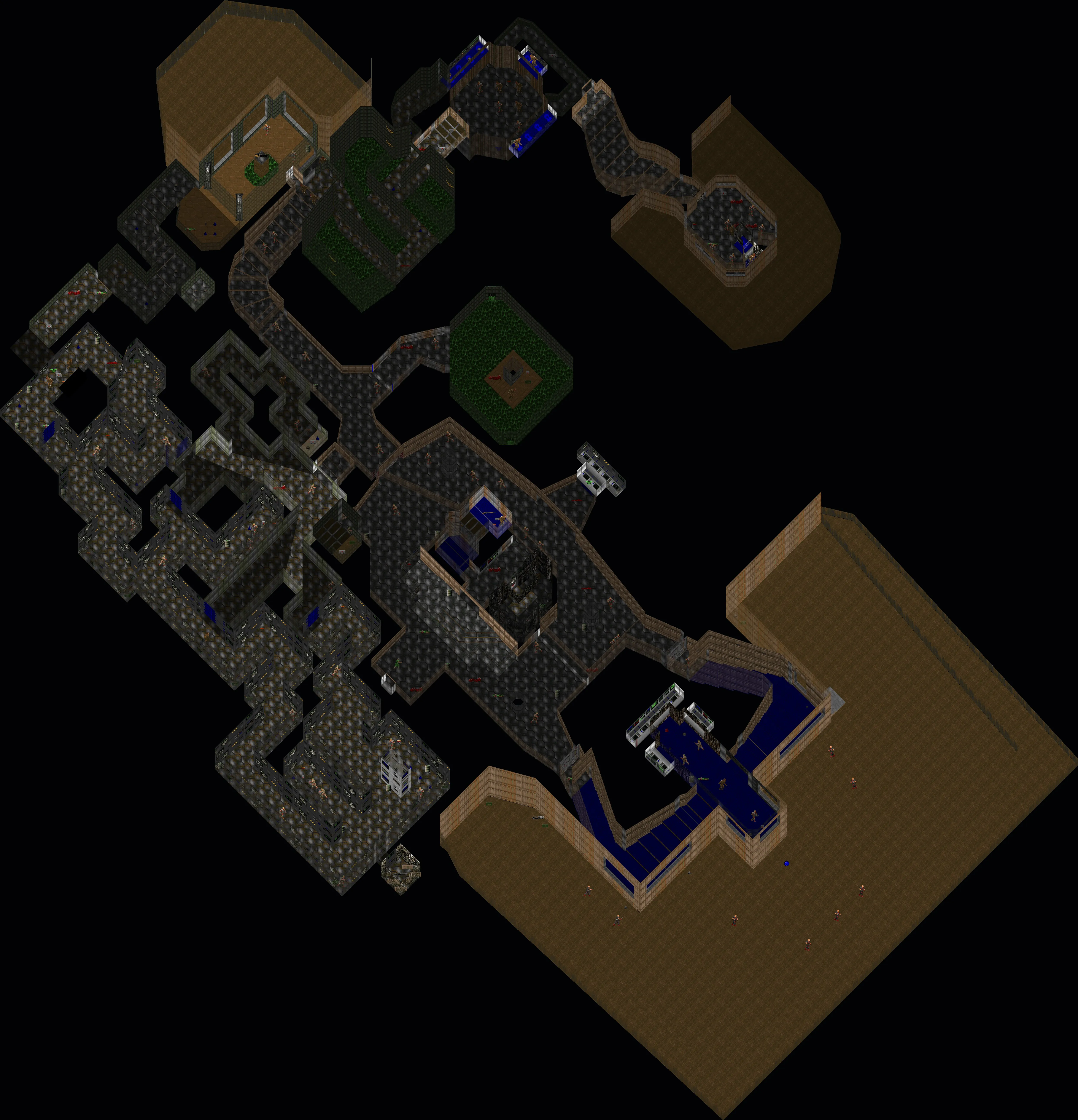 Doom Episode 1 Map 2: Nuclear Plant