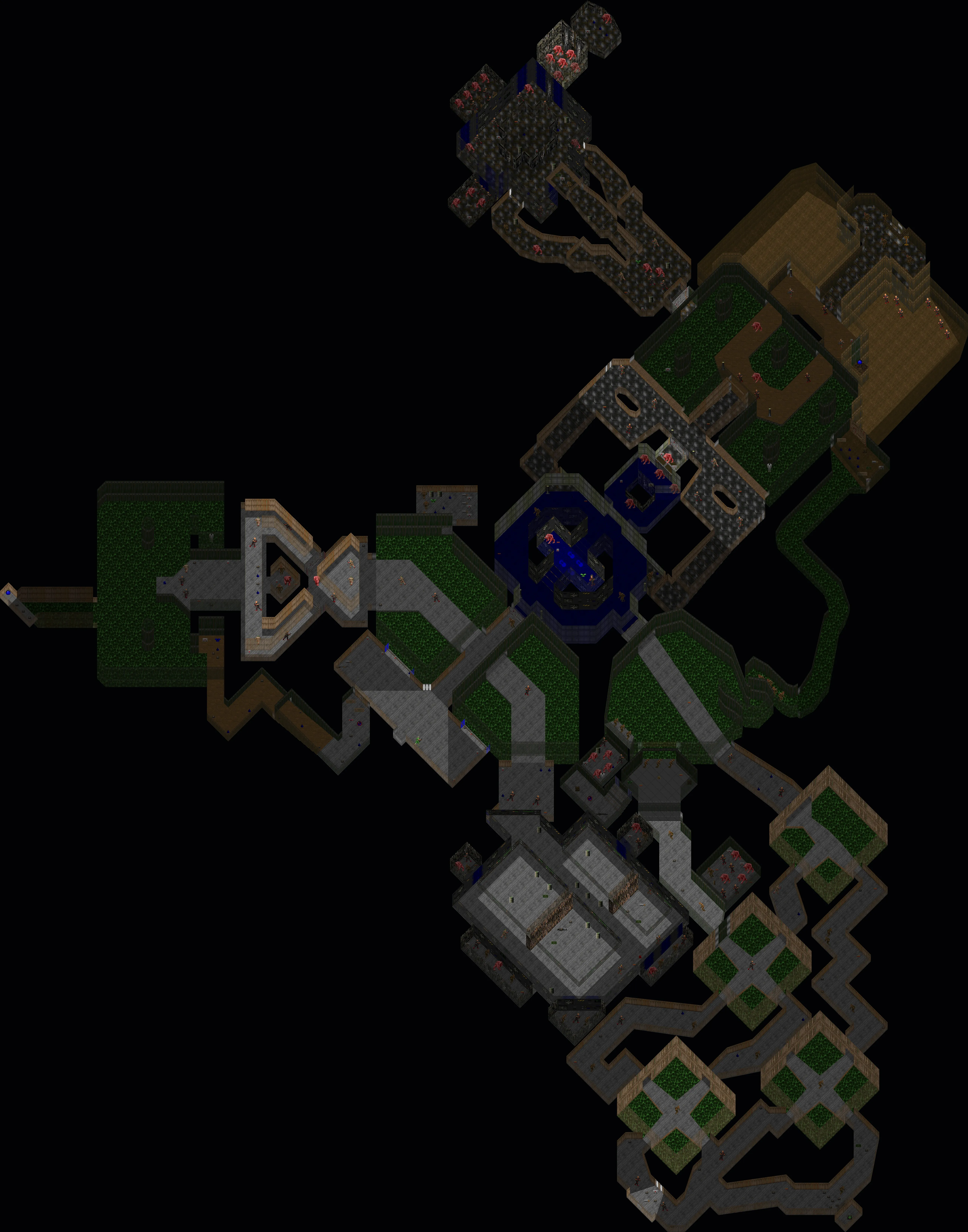 Doom Episode 1 Map 6: Central Processing