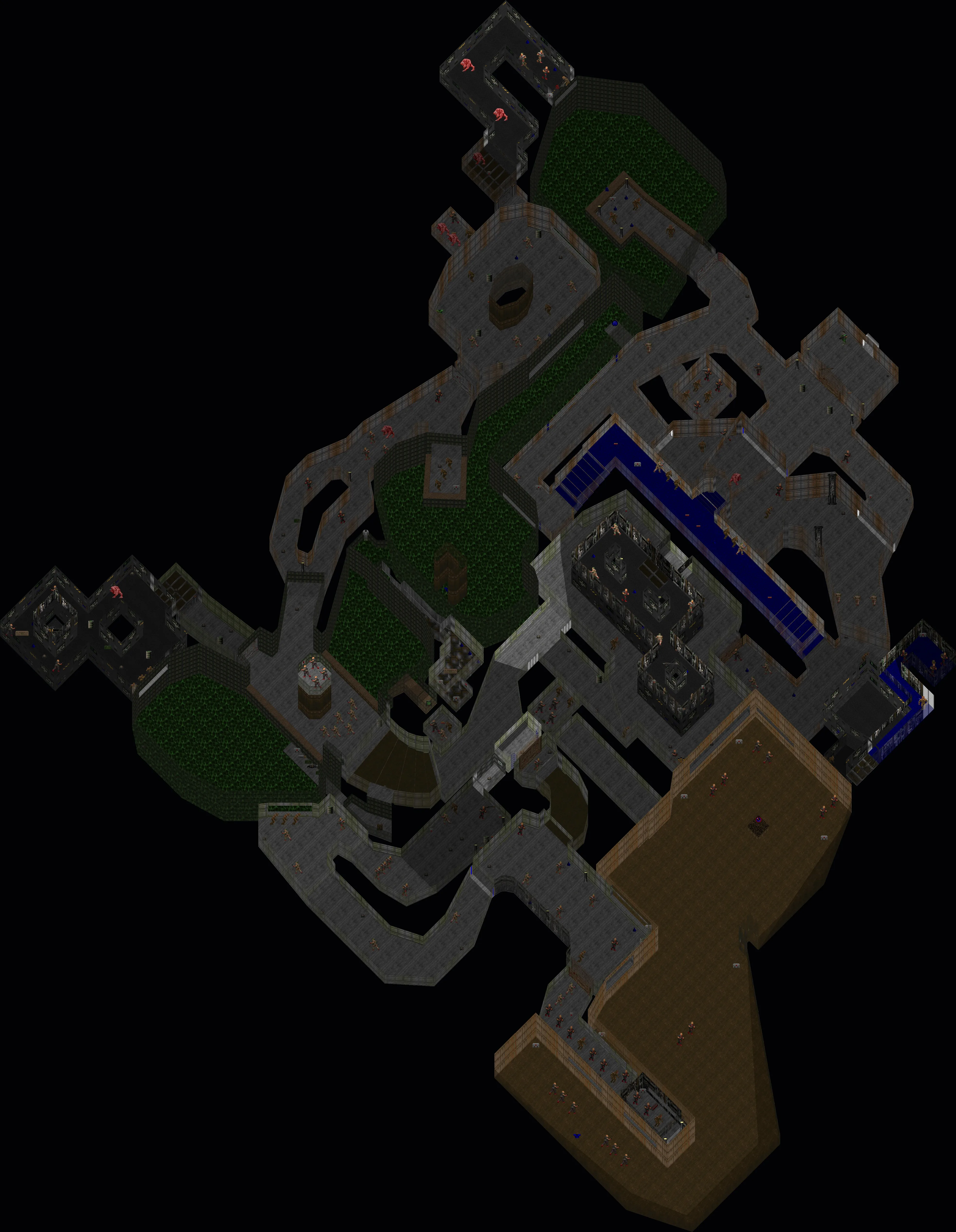 Doom Episode 1 Map 7: Computer Station
