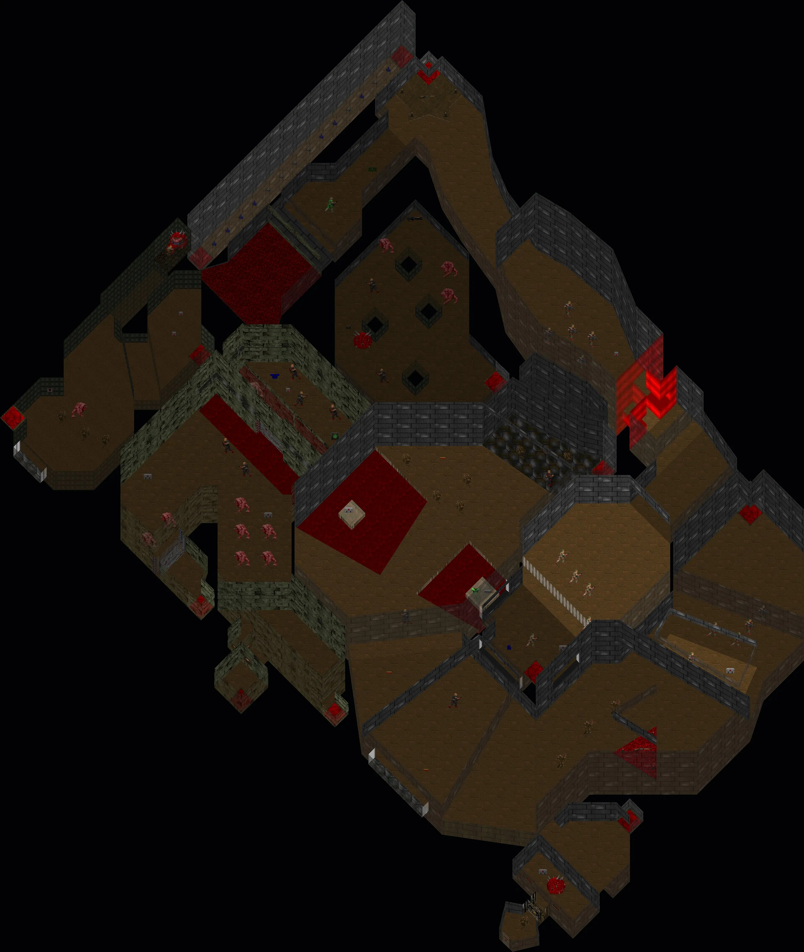 Doom Episode 2 Map 1: Deimos Anomaly