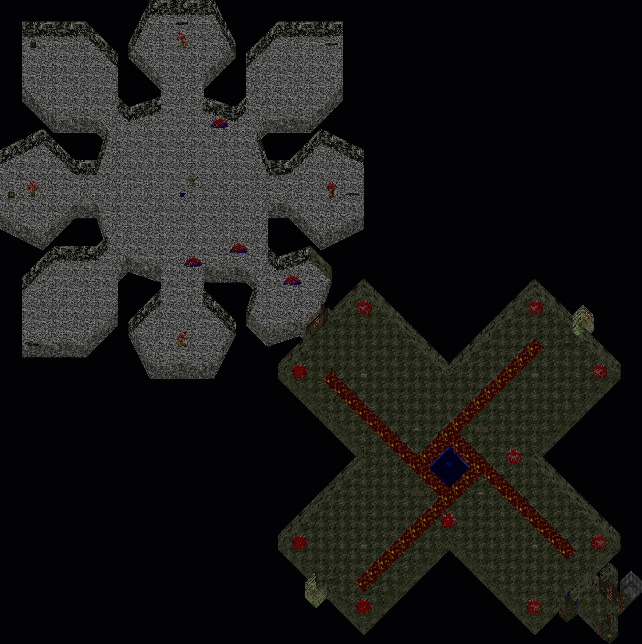 Doom Episode 2 Map 9: Fortress of Mystery