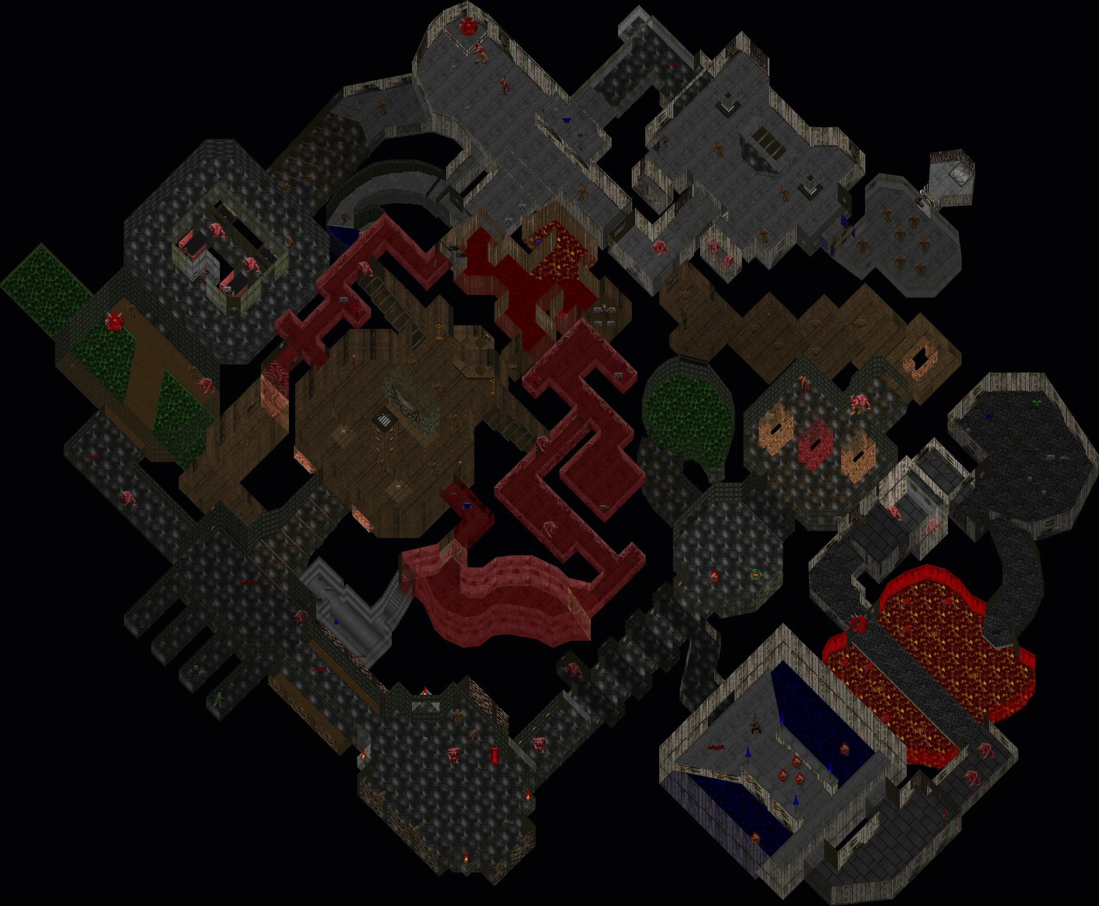 Doom Episode 3 Map 3: Pandemonium