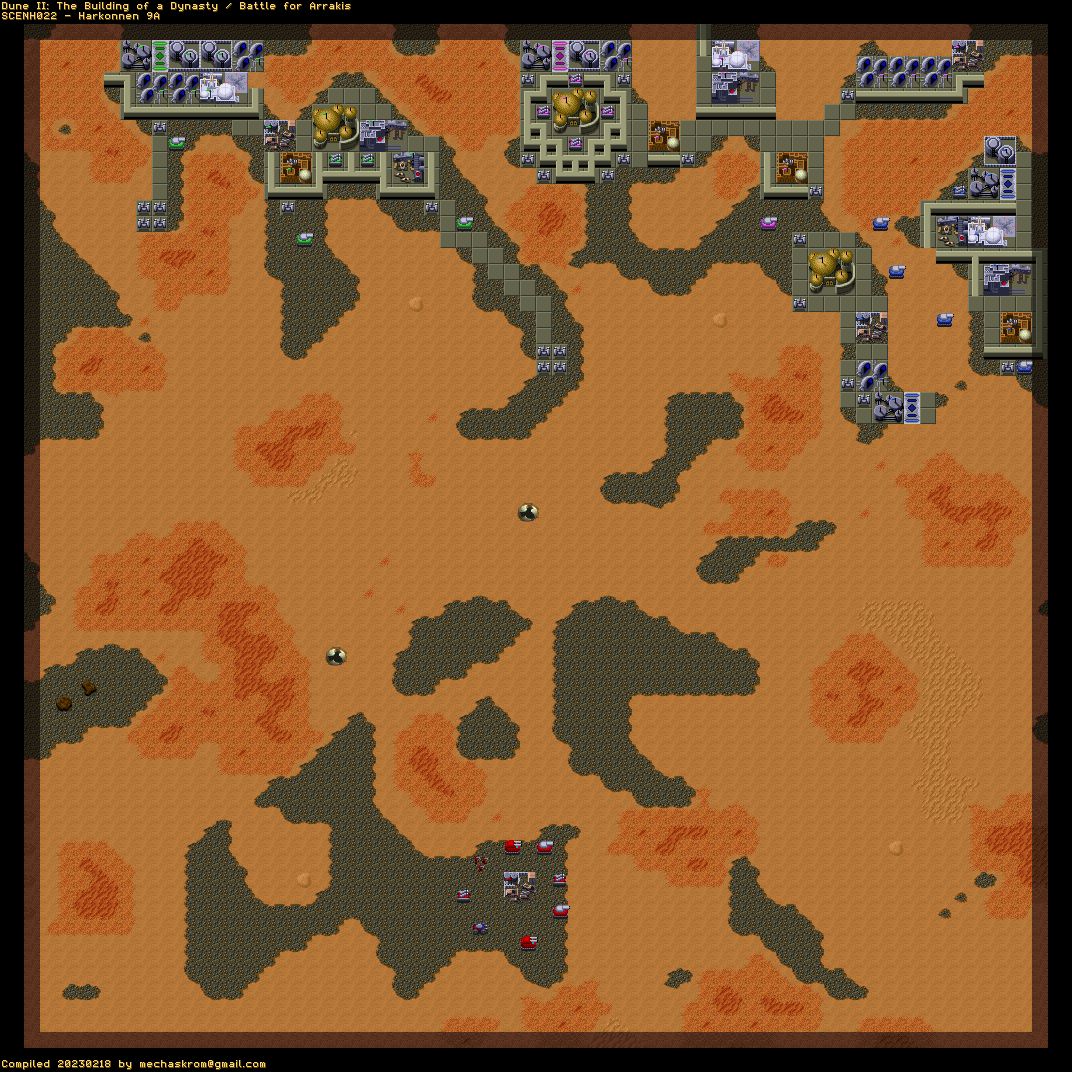 Dune II: The Building Of A Dynasty Harkonnen SCENH022 - 9A