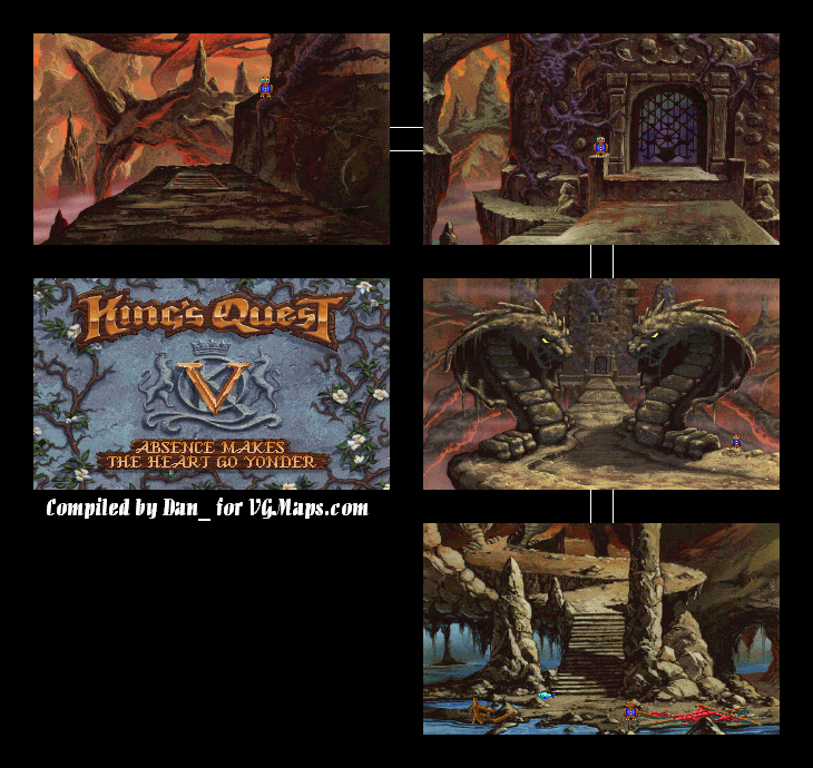 King's Quest V: Absence Makes The Heart Go Yonder Mordack's Castle Exterior