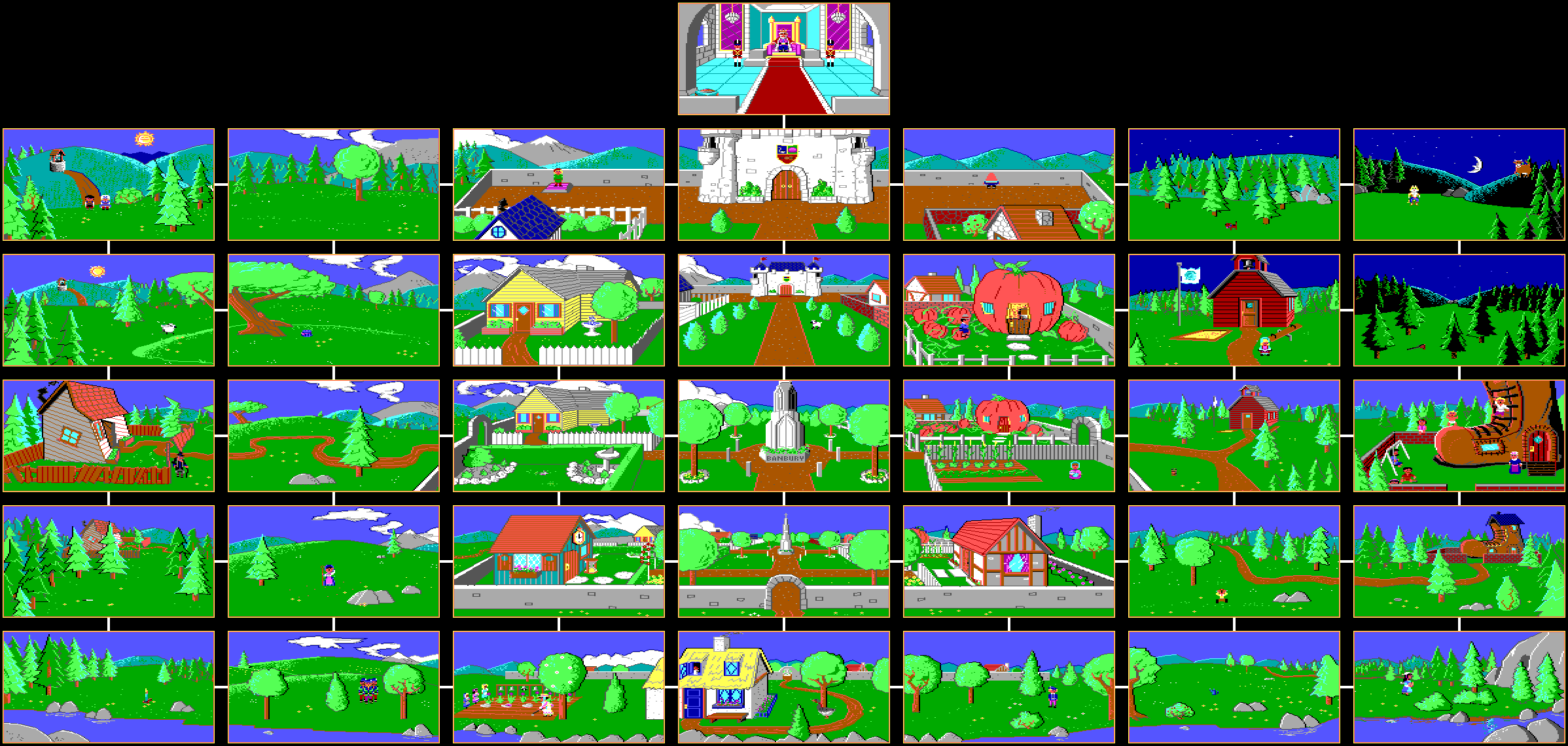 Mixed-Up Mother Goose Overworld
