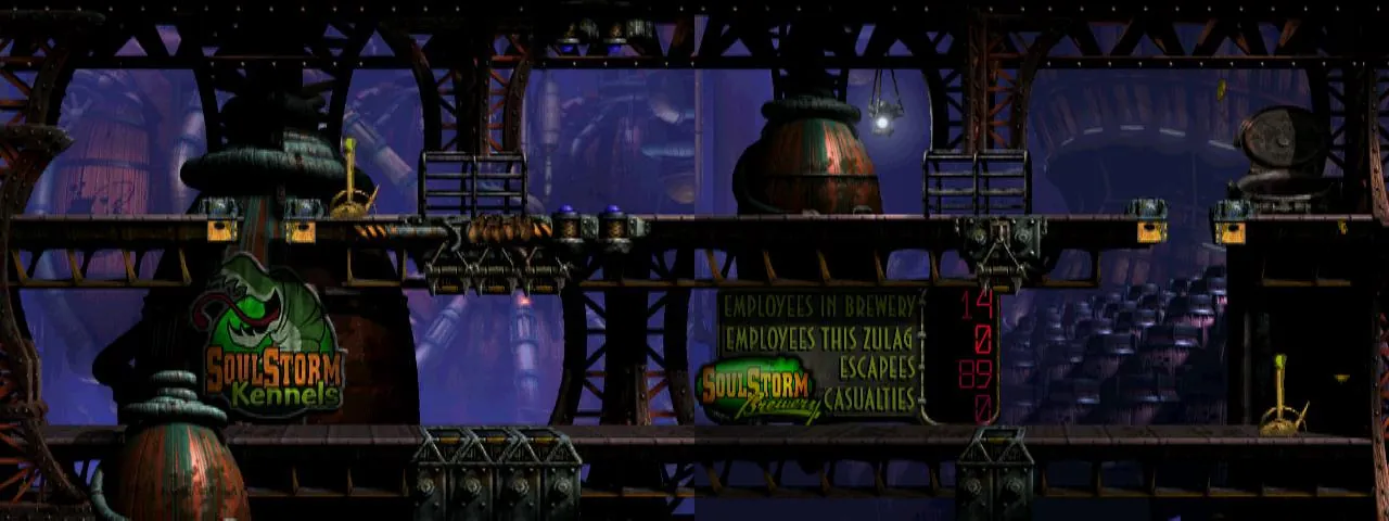 Oddworld: Abe's Exoddus Mudanchee Vaults Trial 6 Secret Area - SVP08C 07-08