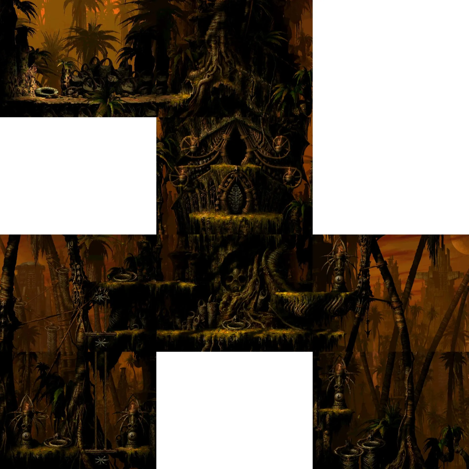 Oddworld: Abe's Exoddus Necrum Temple Exterior - NEP03C 01-08