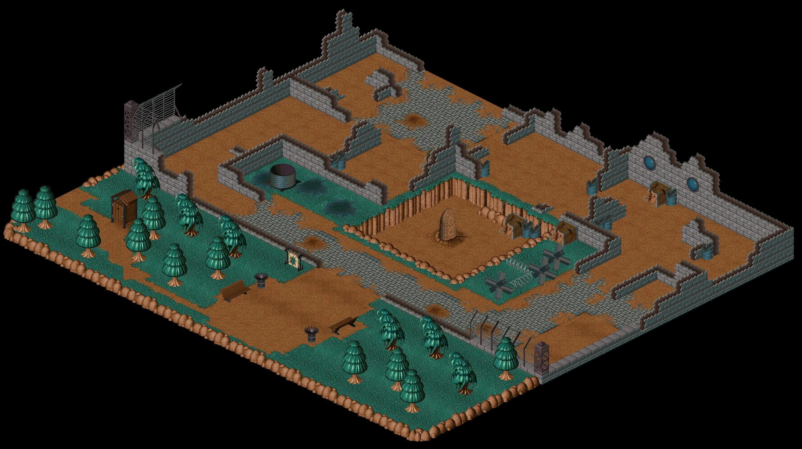 Relentless: Twinsen's Adventure Fortress Island Fortress - Outside ...