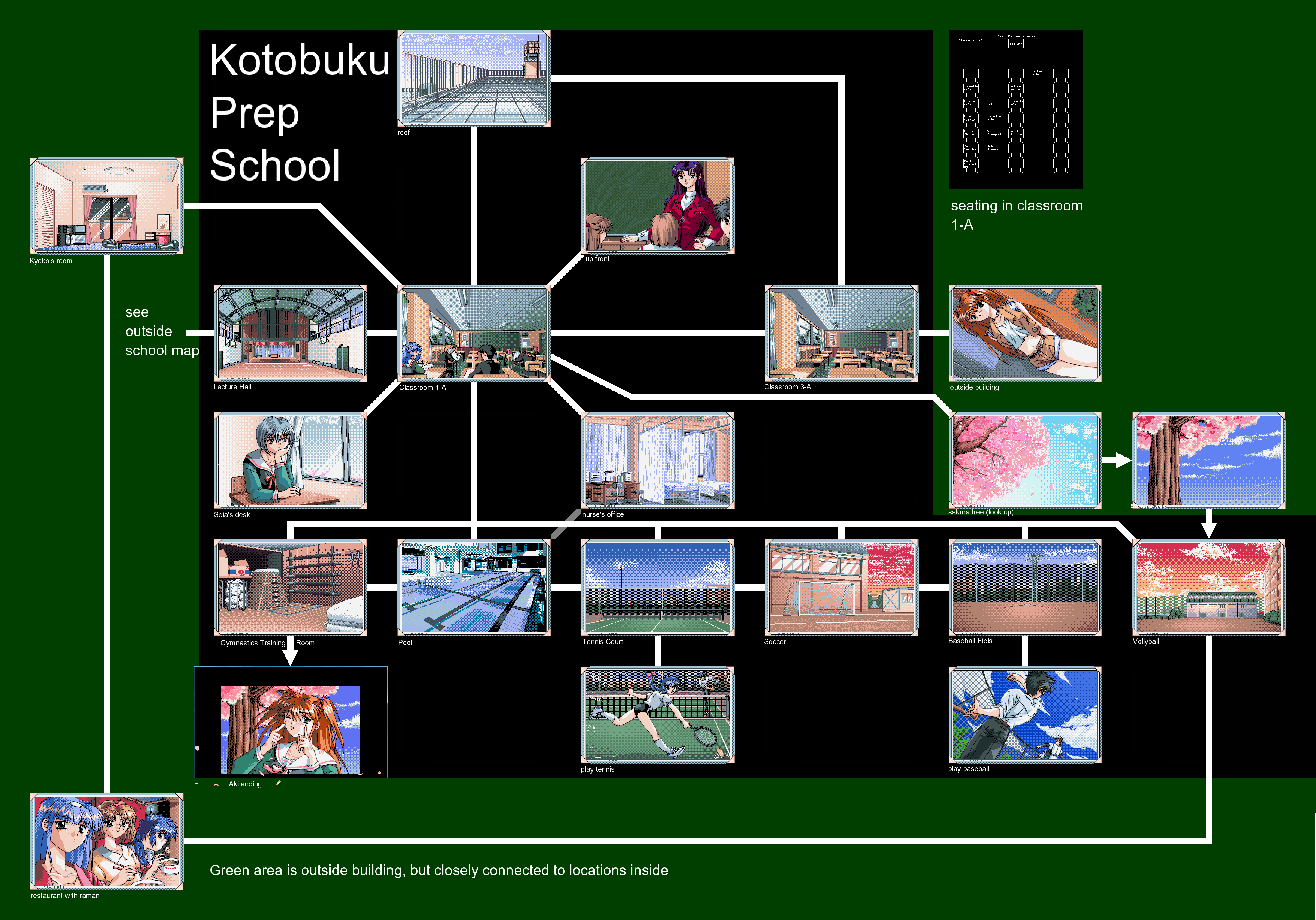 Seasons Of Sakura Maps
