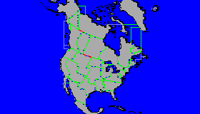 The Spy's Adventures In North America North America (In-Game Map)