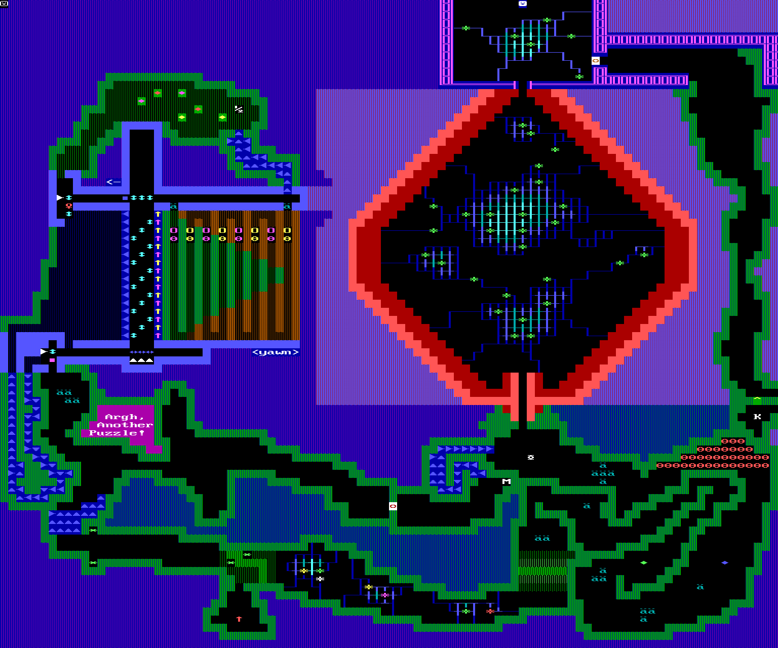 Super ZZT ZZT's Lost Forest Spider Haven