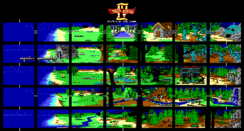 King's Quest IV: The Perils Of Roselia Maps