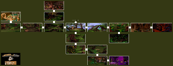 The Legend Of Kyrandia - Book Two: The Hand Of Fate Maps