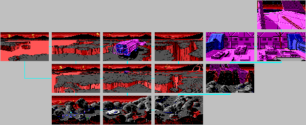 Space Quest III: The Pirates Of Pestulon Maps