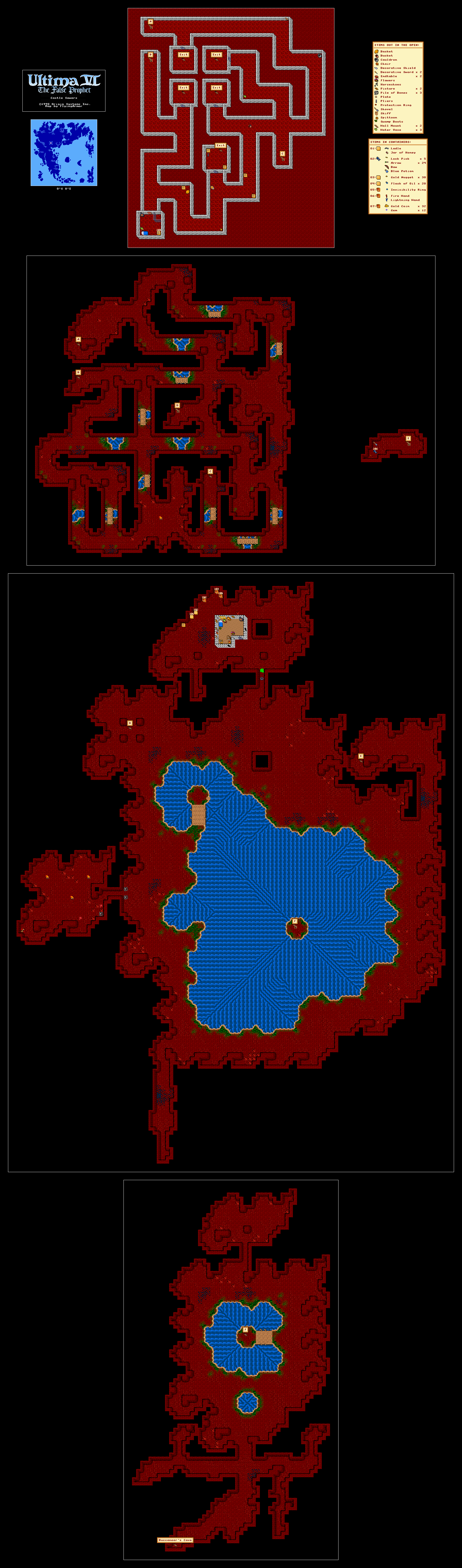 Ultima VI: The False Prophet Britannia Castle Sewers