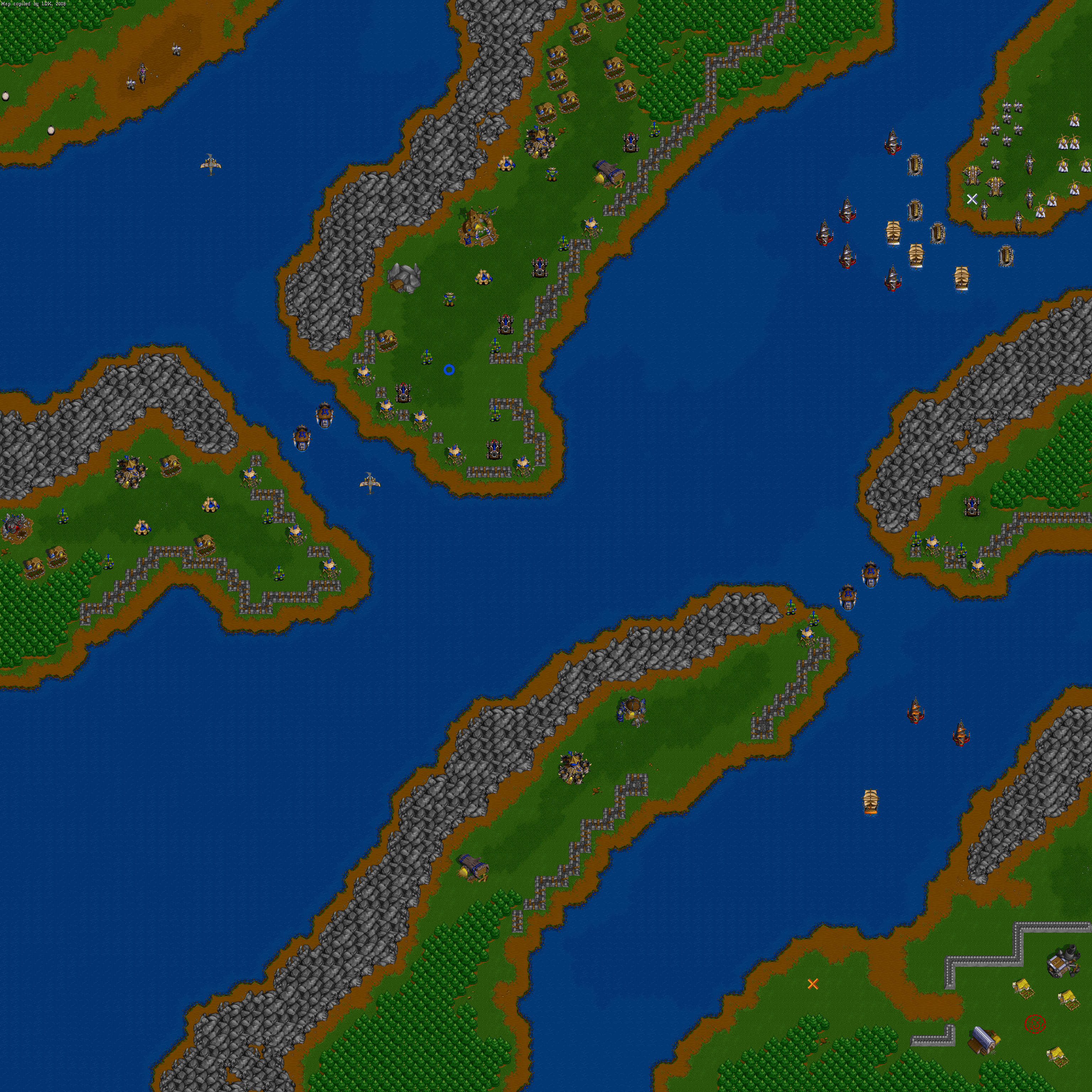 WarCraft II: Tides Of Darkness Humans Mission 09: The Battle At Darrowmere