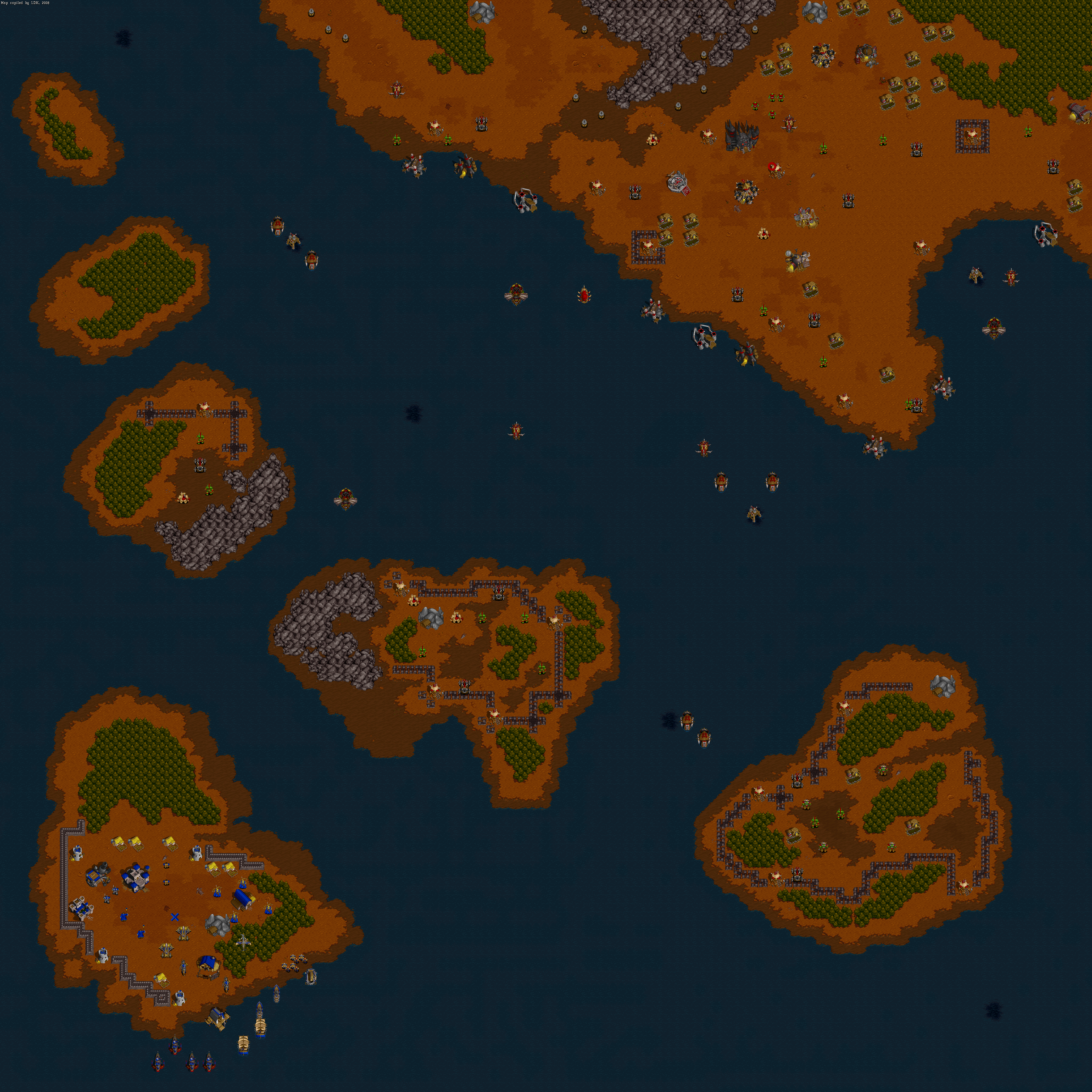 WarCraft II: Tides Of Darkness Humans Mission 12: The Battle At Crestfall