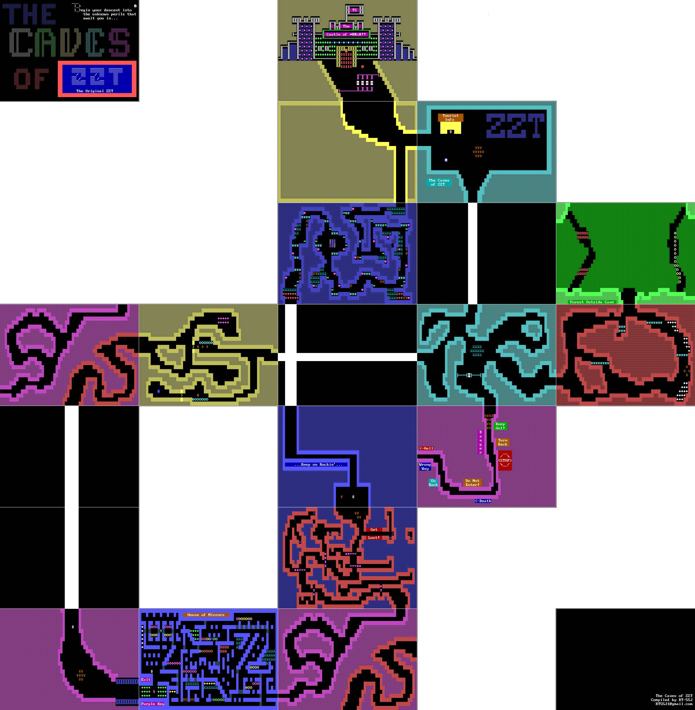 ZZT Caves Of ZZT