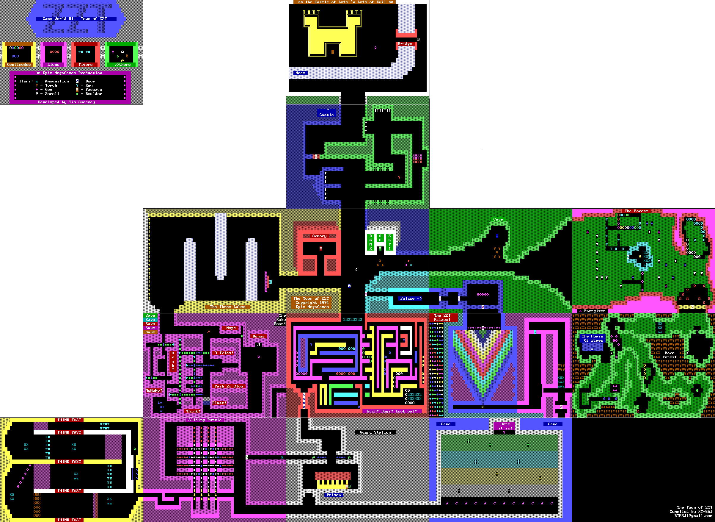 ZZT Town Of ZZT