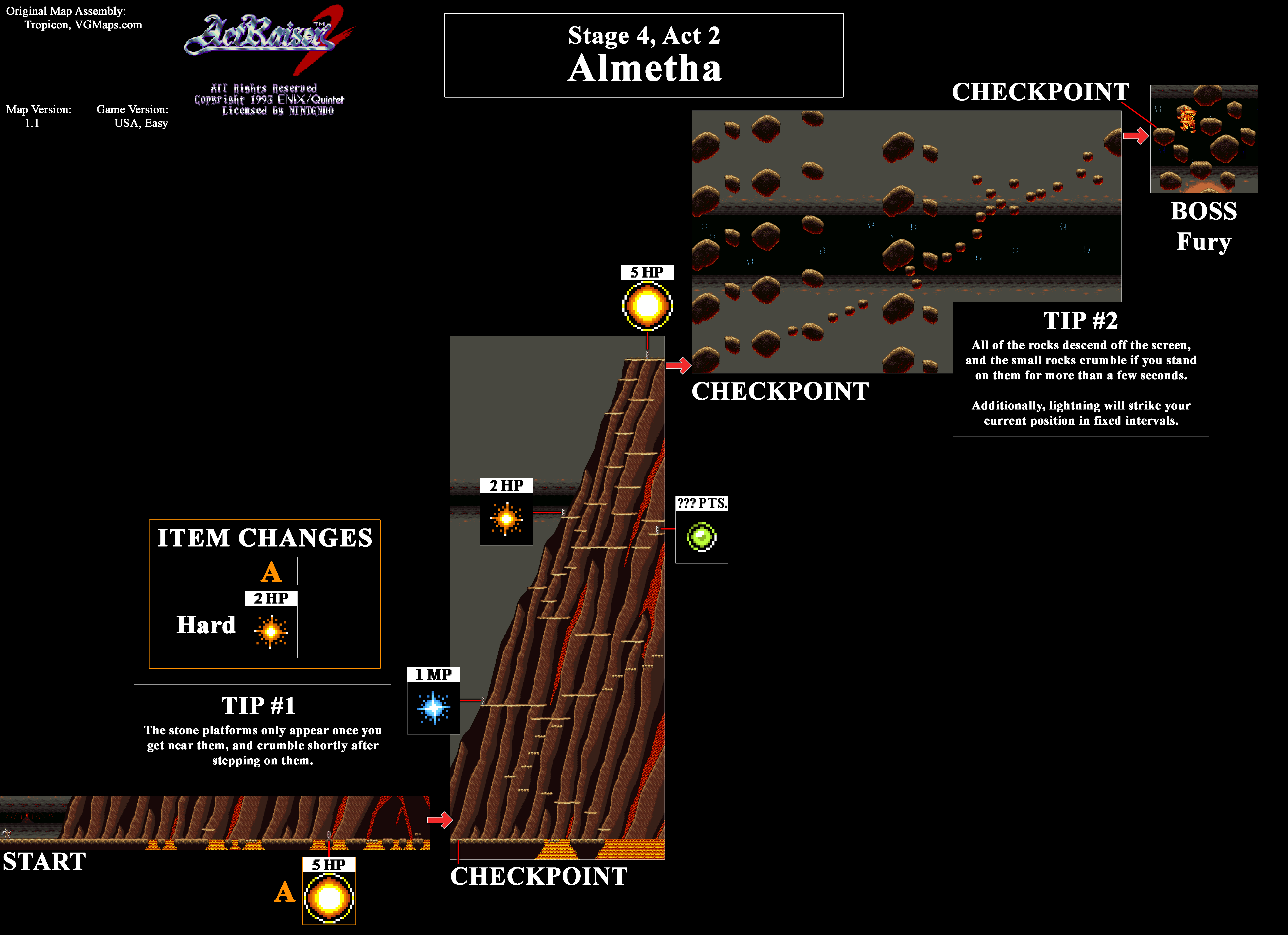 ActRaiser 2 Stage 4 Act 2: Almetha