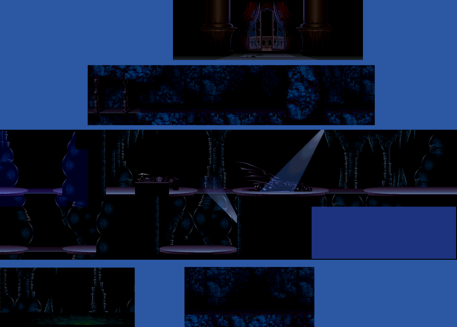 Batman Forever 7: Wayne Manor / Destroyed Batcave (Unmarked)