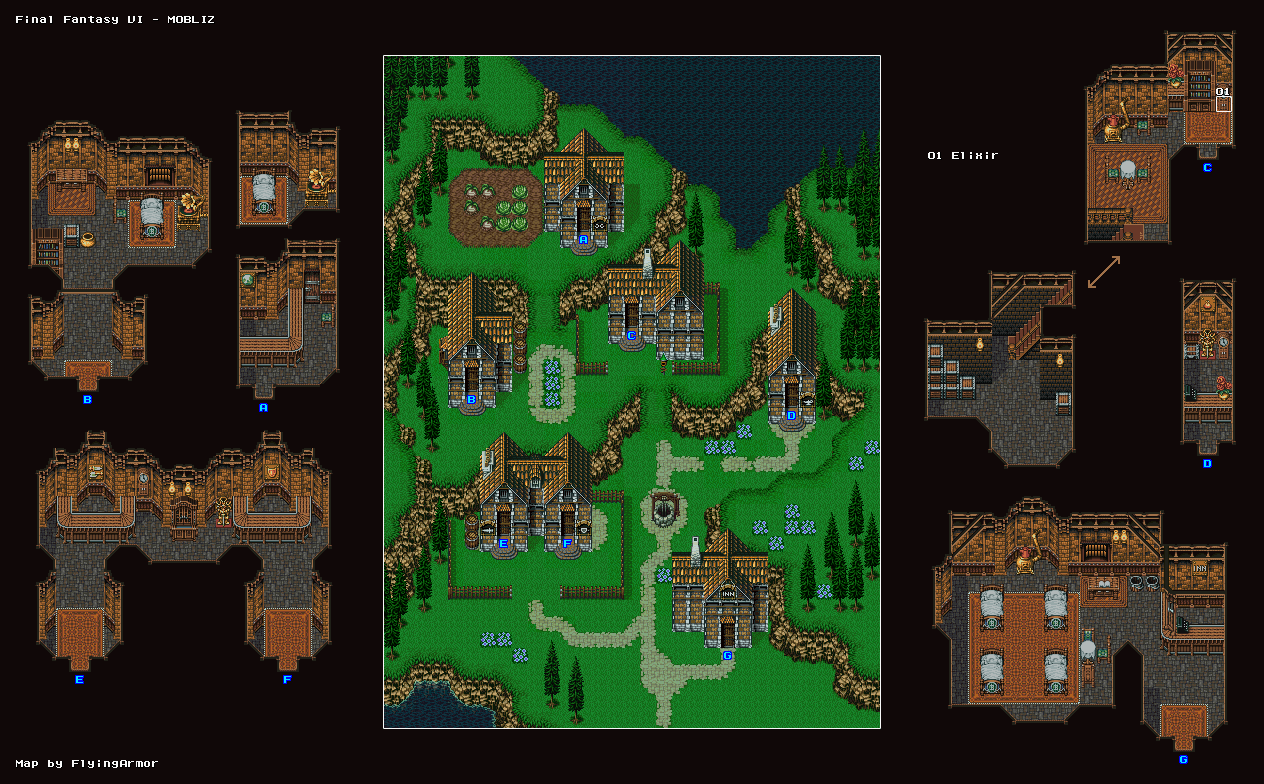 Final Fantasy III Maps