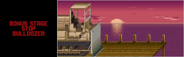 Final Fight 3 Bonus Stage: Stop Bulldozer