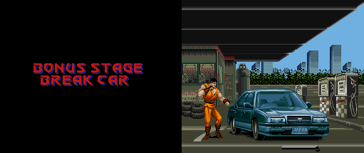 Final Fight Bonus Stage: Break Car