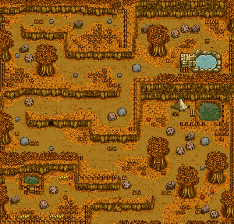 Harvest Moon Mountain (Fall) (Clear)