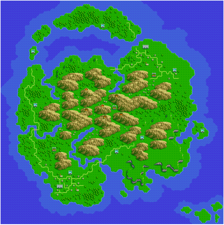 Ogre Battle: The March Of The Black Queen Island Avalon