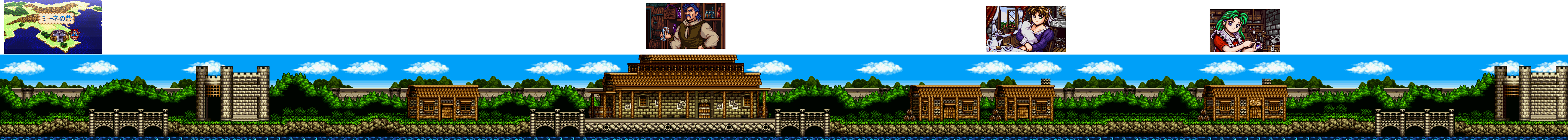 Popful Mail Main Town