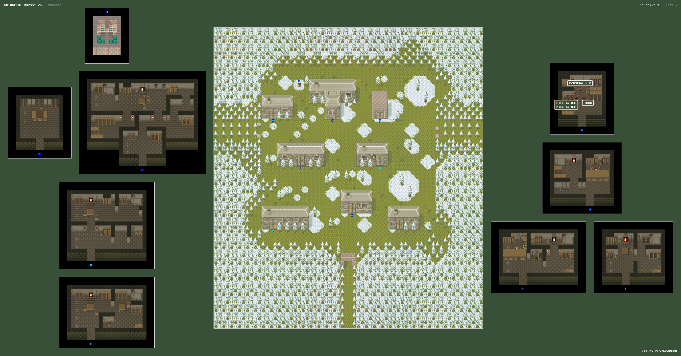 Shinseiki Odysselya Maps