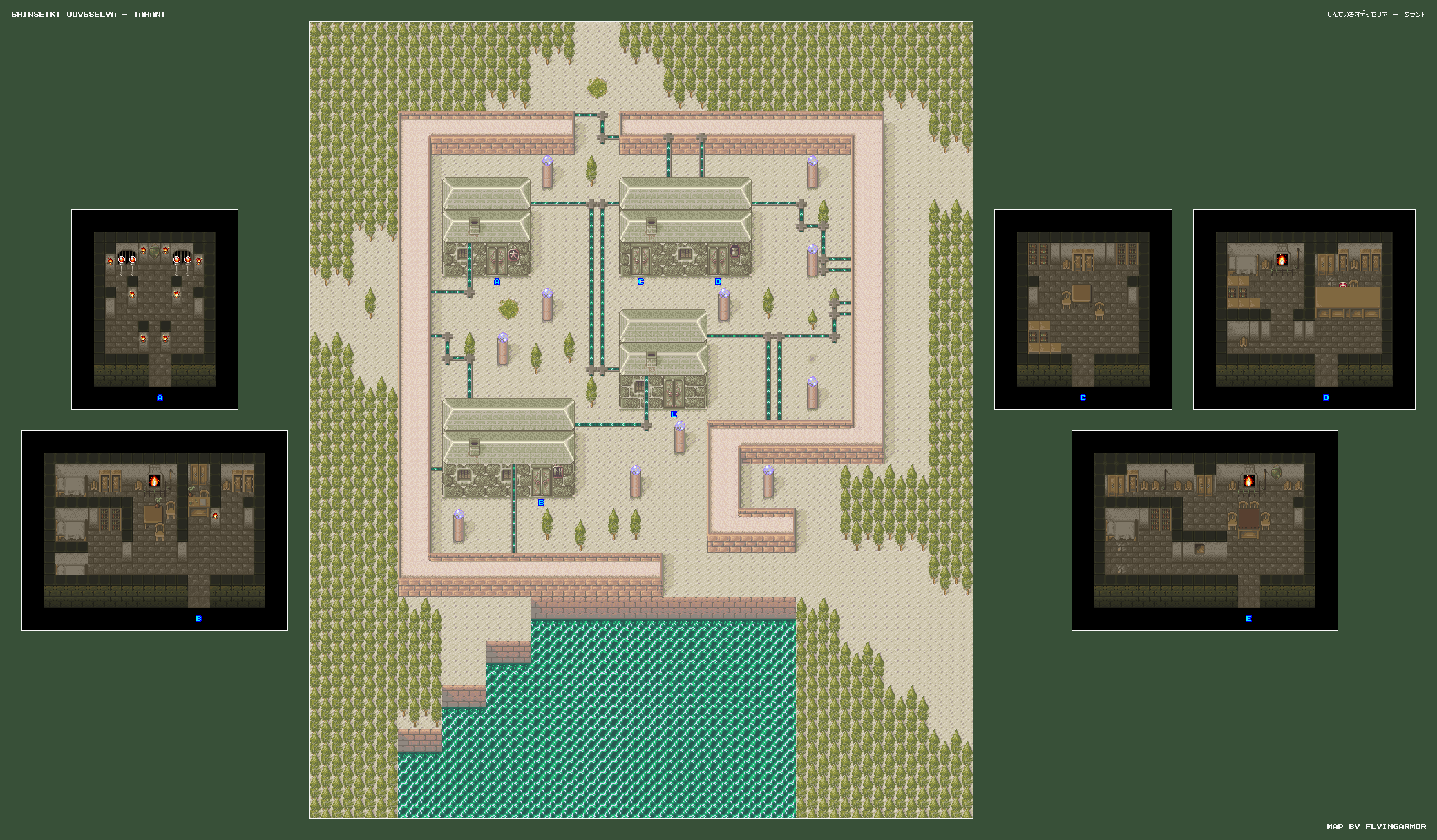 Shinseiki Odysselya Maps