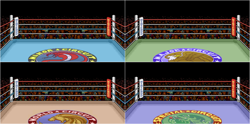 Super Punch-Out!! Rings