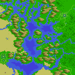 Ogre Battle: The March Of The Black Queen Maps